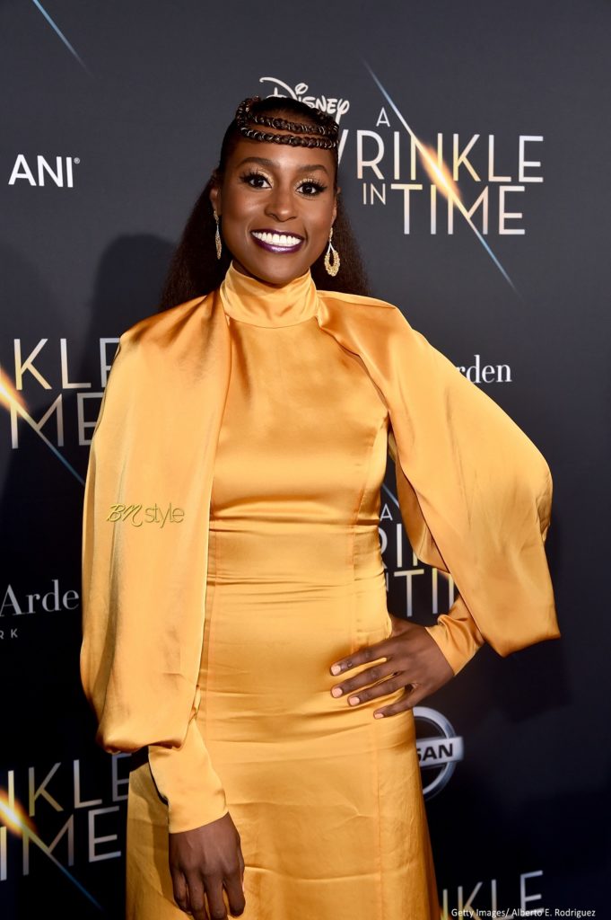 Issa Rae of Sunshine at the Wrinkle In Time Premiere | BN Style