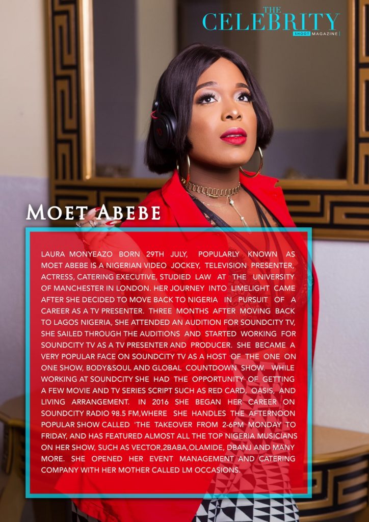 Moet Abebe is the Latest Leading Lady to Cover The Celebrity Shoot ...