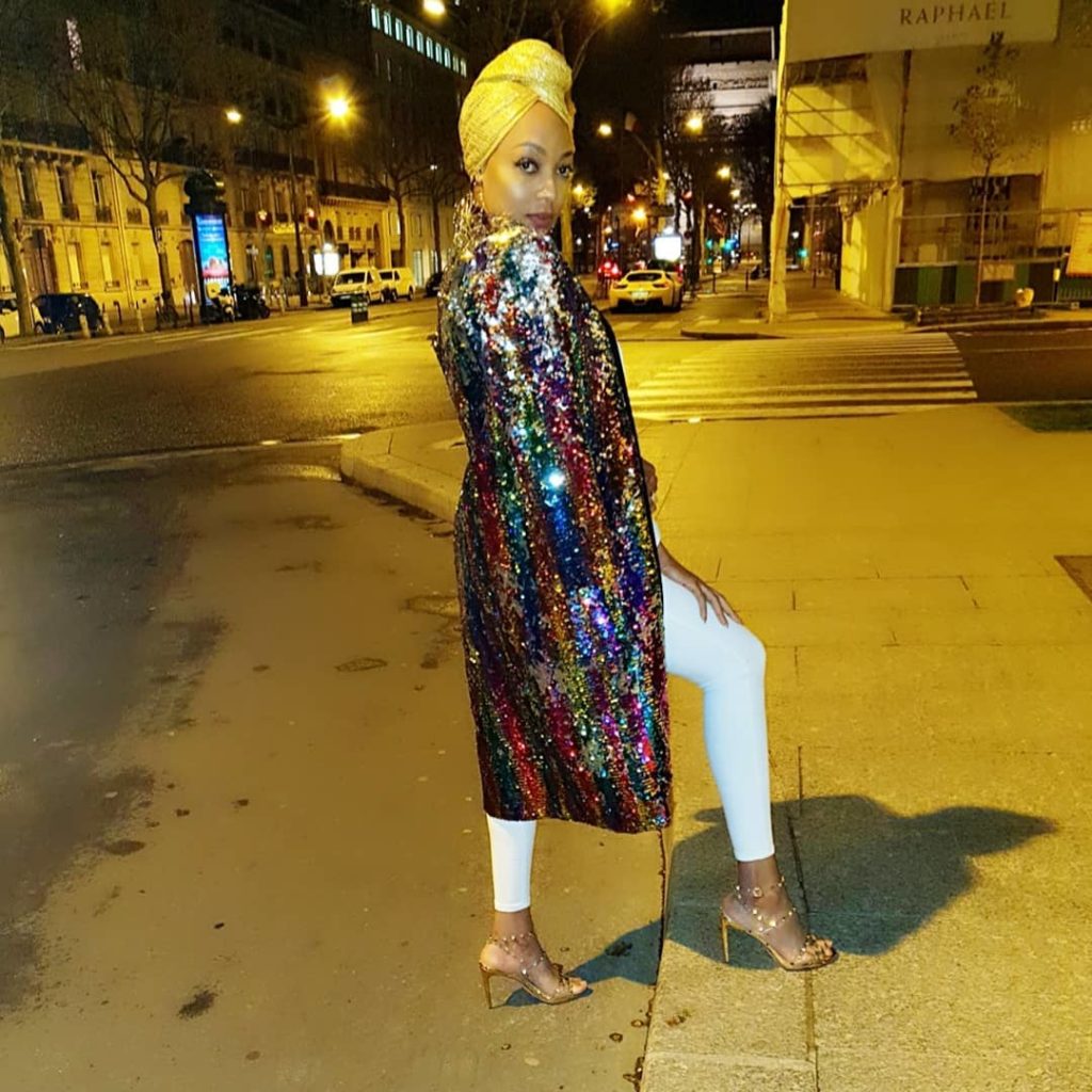 Ene Maya Lawani Steals the Spotlight in A Sparkling Sequin Duster | BN ...