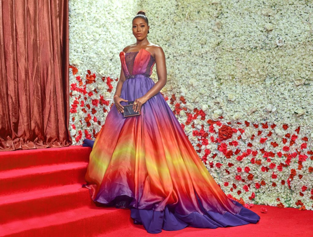 Vimbai Mutinhiri is Resplendent in Rainbow Hued Gert-Johan Coetzee at ...