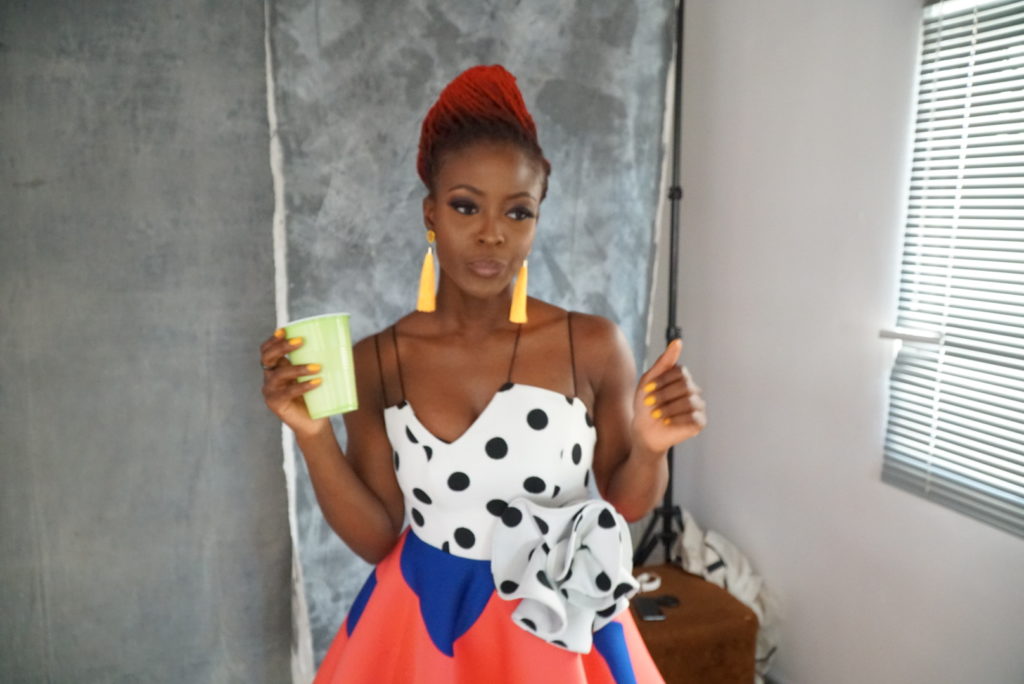 Getting Ready: How MTV Base Host Folu Storms Preps for the Red Carpet ...