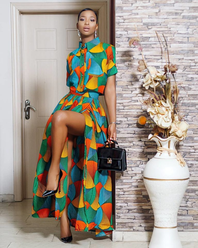 Angel Obasi Shows multiple ways to rock Ankara in your everyday style