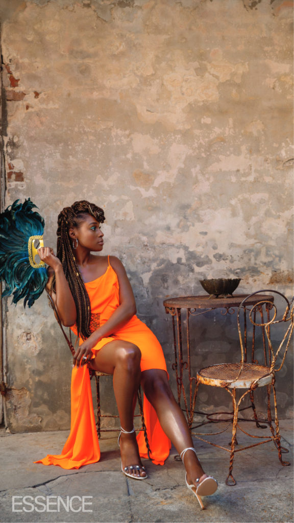 Issa Rae's Summer Box Braids & Glowy Beauty Look On ESSENCE's April ...