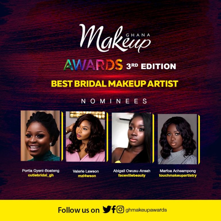 Here Are The Official Nominees for the 3rd Ghana Makeup Awards | BN Style