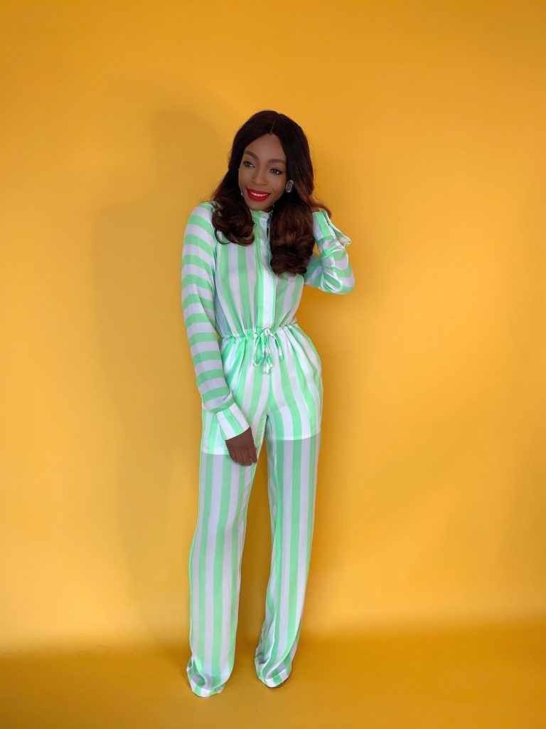 This TNL Designs Neon Stripe Jumpsuit Is Equal Parts Pocket-Friendly ...