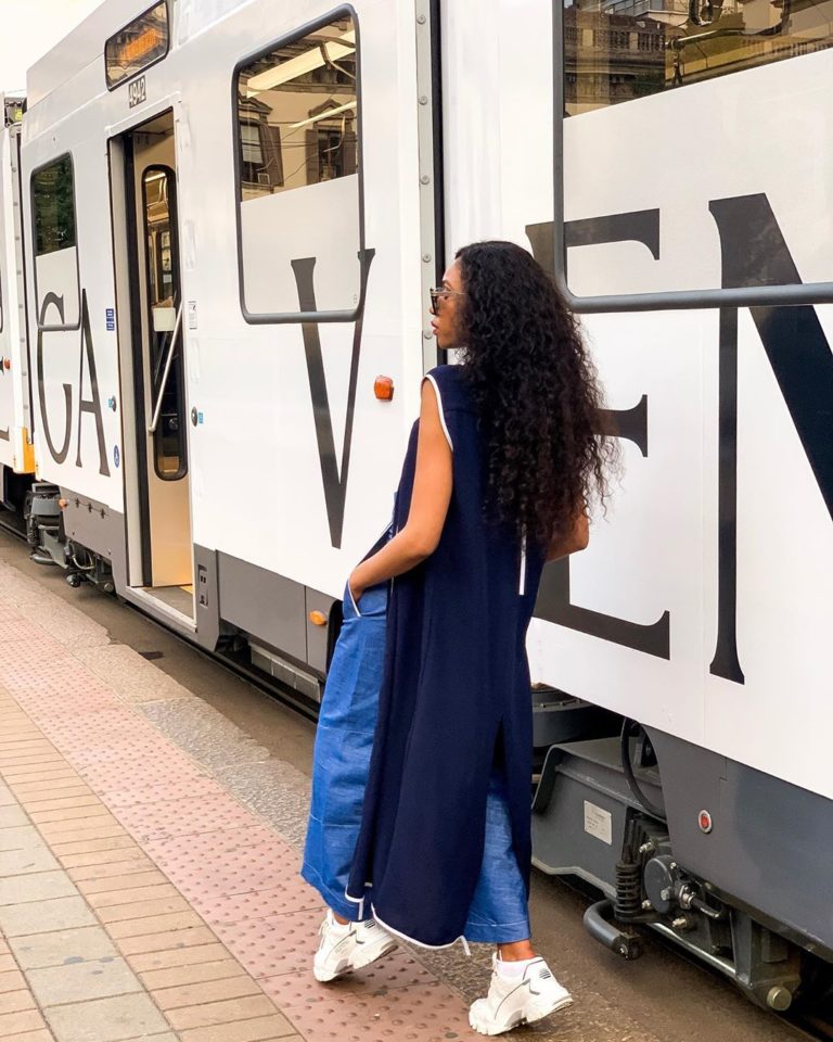 SA Influencers Blue & Brown Mbombo Were at Milan Fashion Week Strictly ...