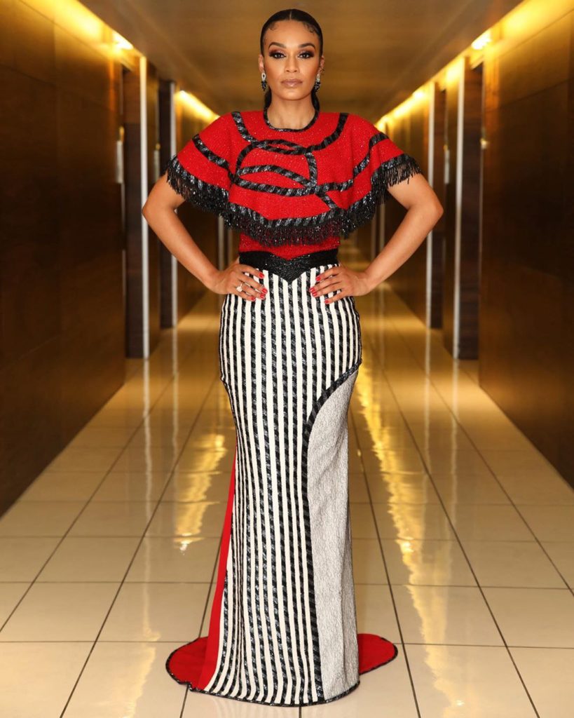 Pearl Thusi Wore Four Looks By Nigerian Designers To Host #AFRIMA2019 ...