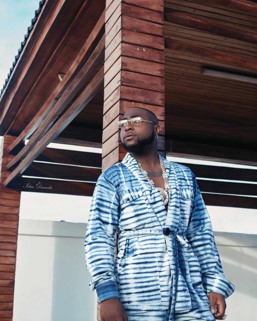 Davido Looks Dapper Wearing "I.N Official" For Guardian Life