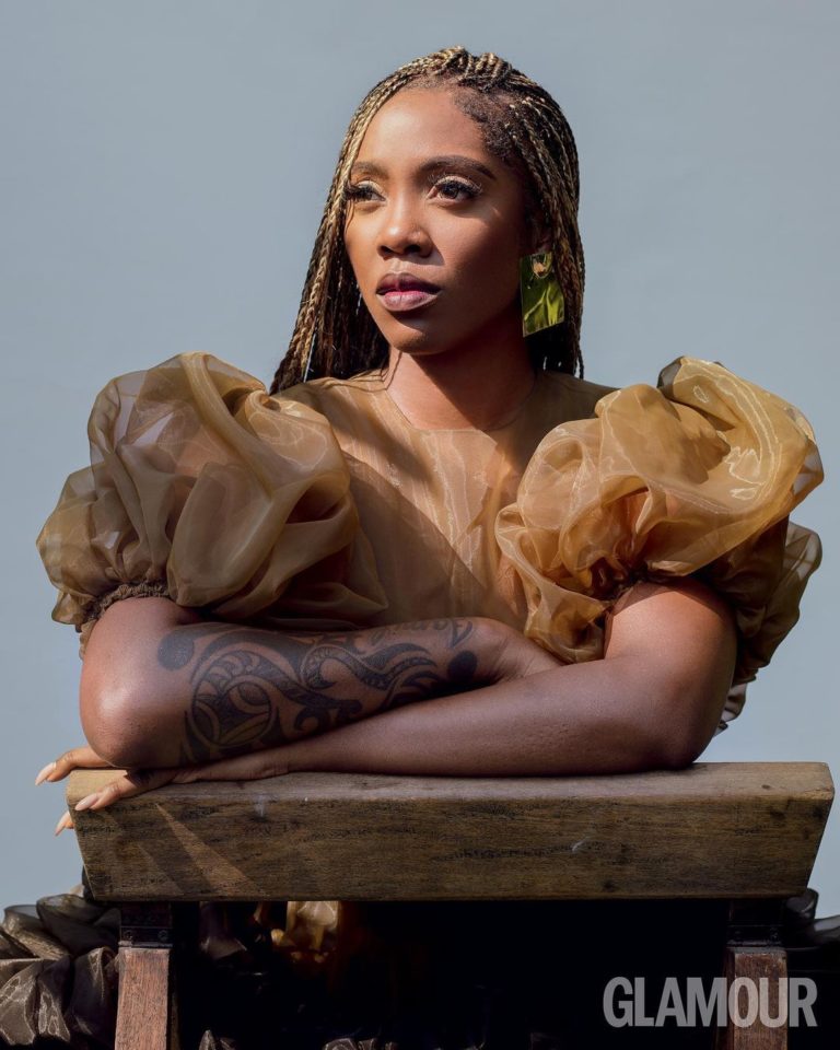 Tiwa Savage is Rocking Stunning Braids On The New Glamour SA Cover ...