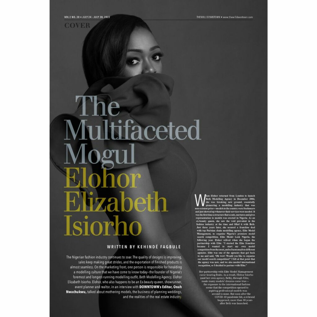 Elohor Elizabeth Isiorho Looks Absolutely Gorgeous on the Latest Issue ...
