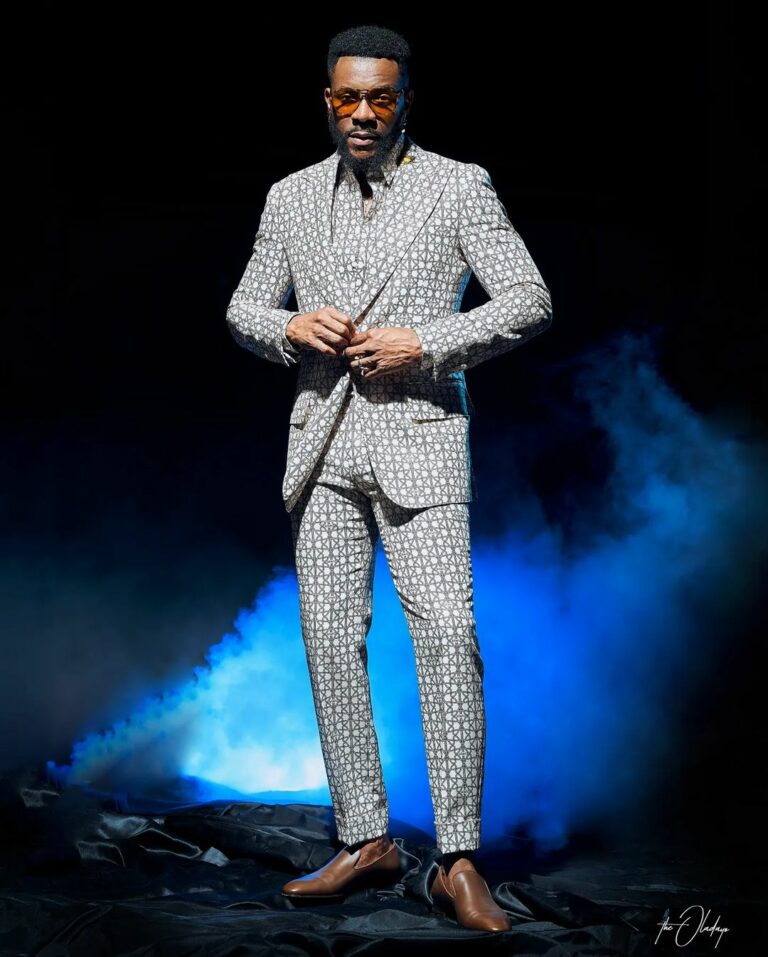 #BBTitans: Ebuka Obi-Uchendu Rocks An ATAFO Logo Print Suit For The ...