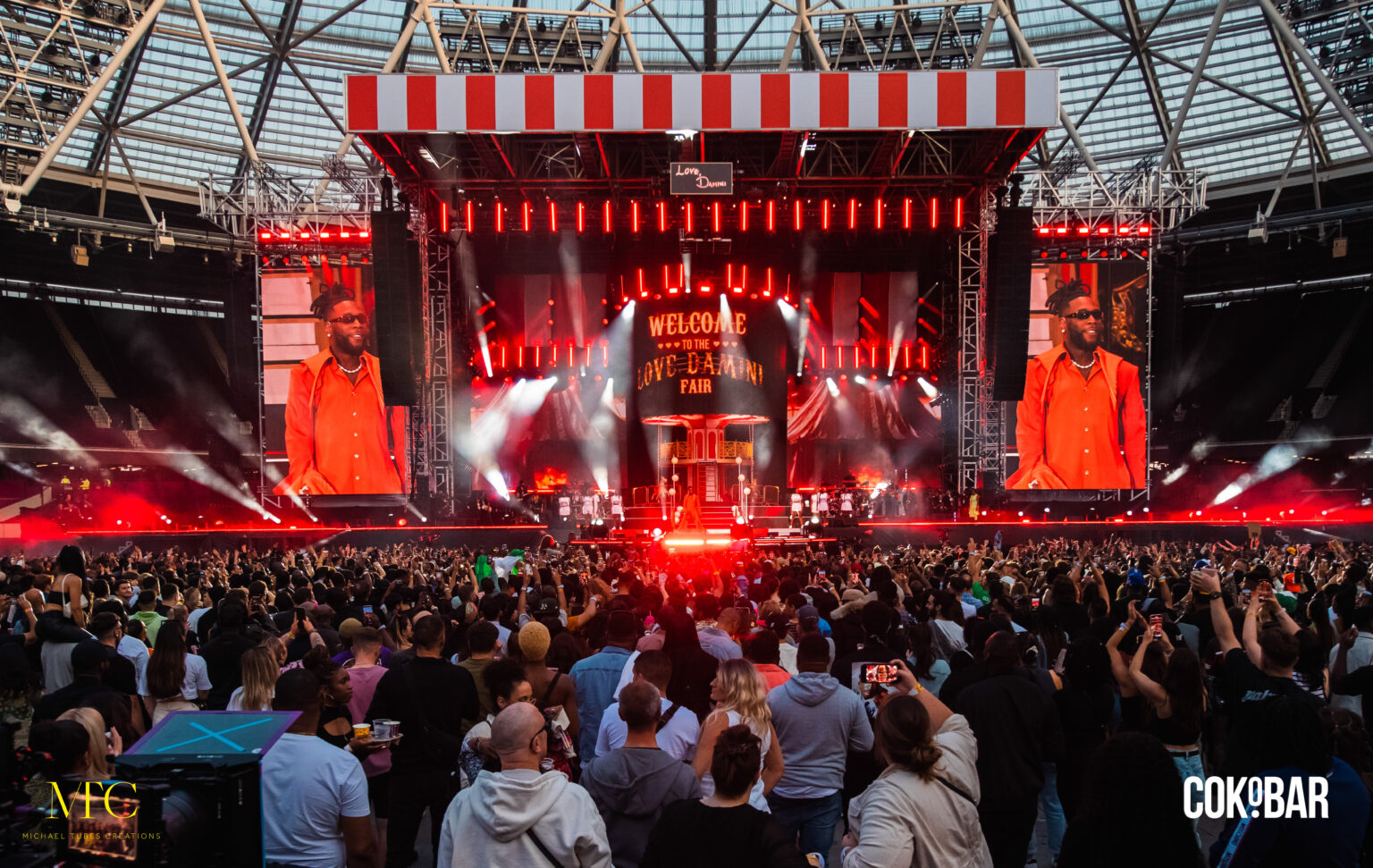 Burna Boy Makes A Resounding Fashion Statement In Concert: Wearing An ...