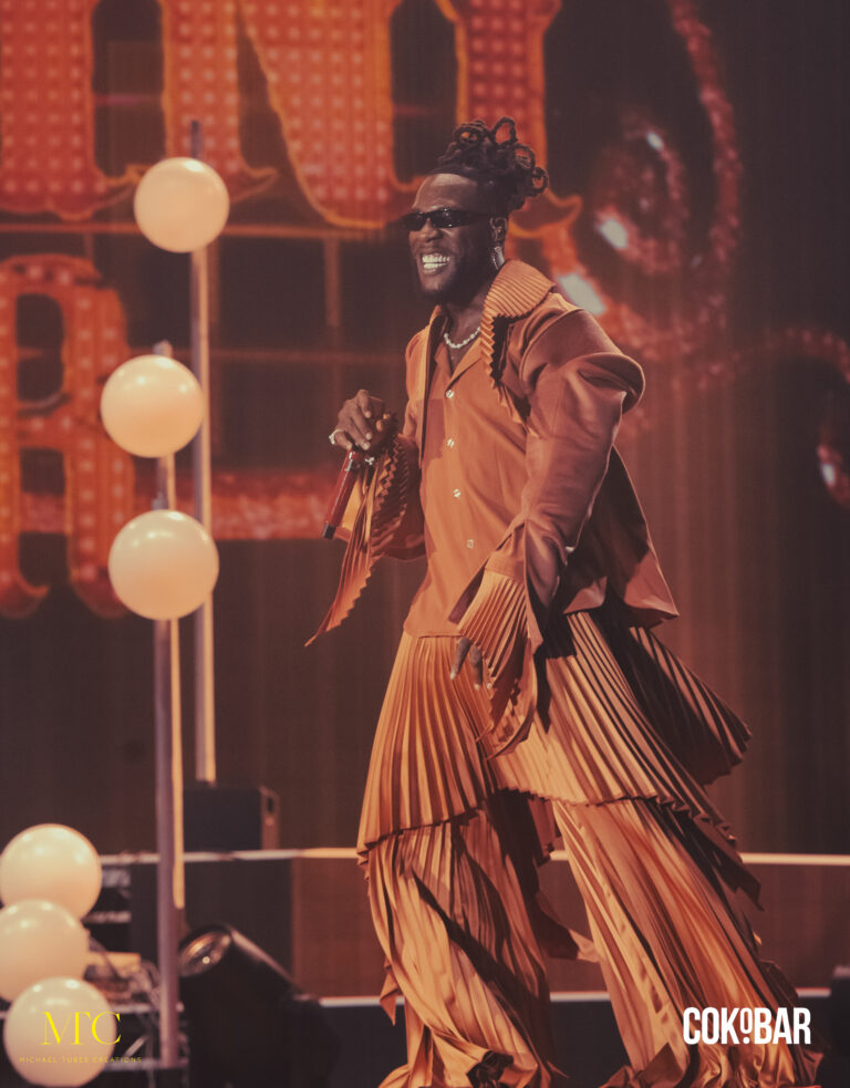 Burna Boy Makes A Resounding Fashion Statement In Concert: Wearing An ...