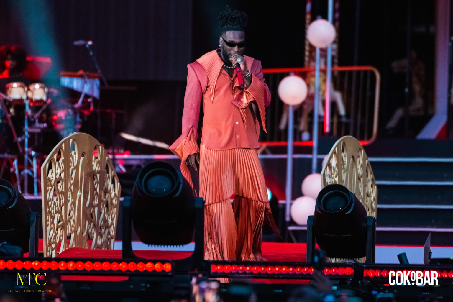Burna Boy Makes A Resounding Fashion Statement In Concert: Wearing An ...