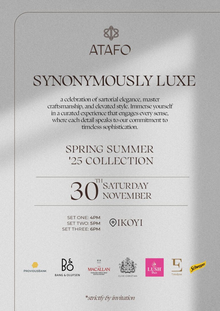 ATAFO Is Set to Unveil Its Spring-Summer '25 Collection This Weekend, See Event Details Here ...