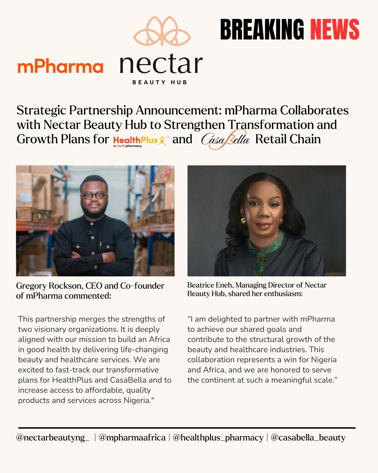 BREAKING: Nectar Beauty Partners with Gregory Rockson to Revolutionize ...