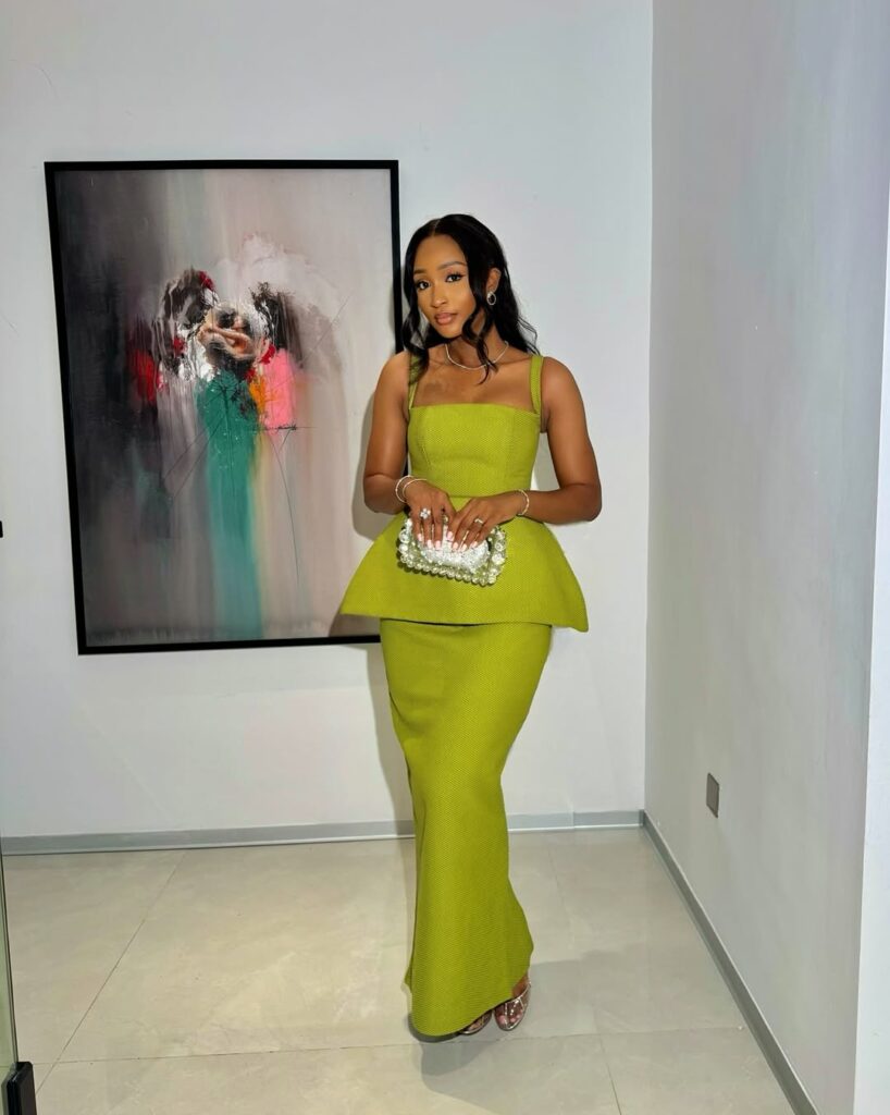 Powede Awujo Inspires Soiree Style for New Year's Eve with a Chartreuse ...