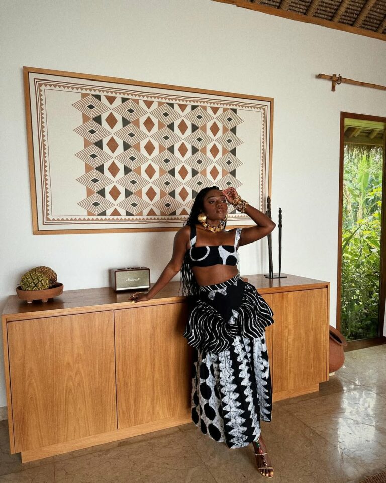 Fisayo Longe Serves High-Impact Vacation Style in M.O.T The Label & Dye Lab | BN Style