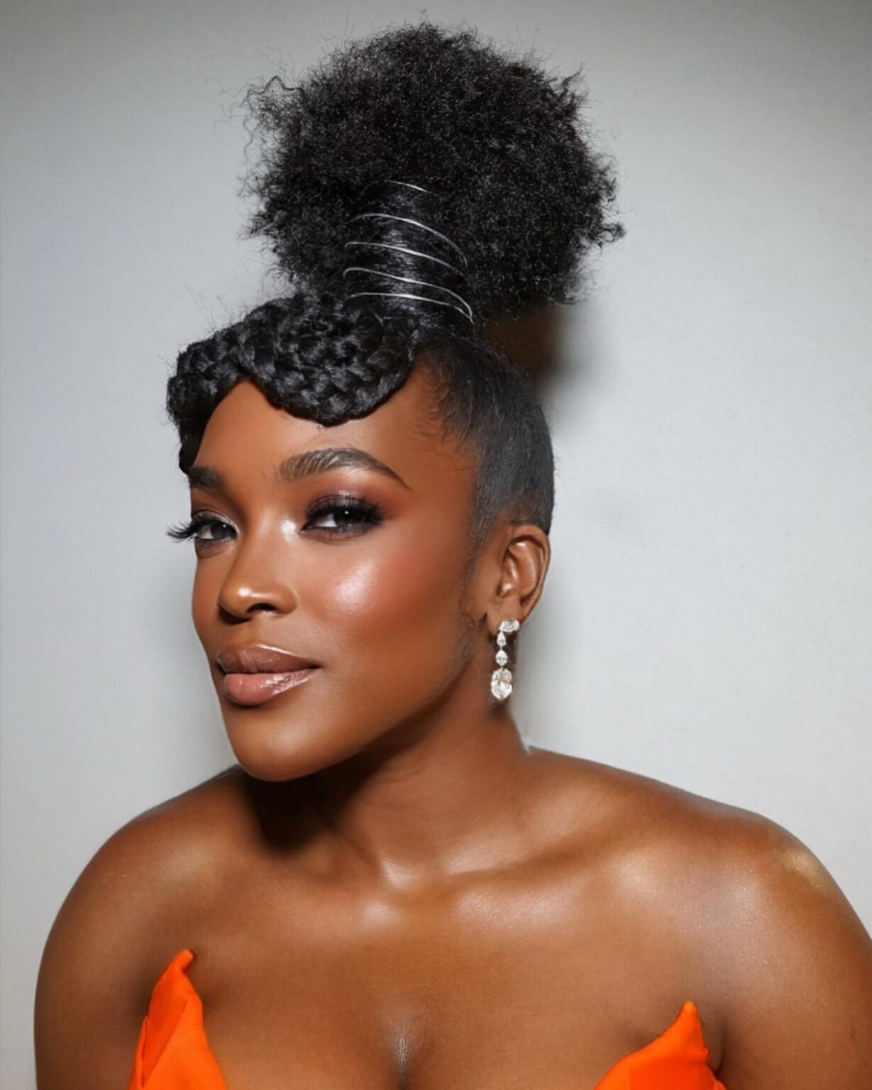 Wunmi Mosaku Serves Up Glossy Neutrals With A Pop Of Colour on the ...